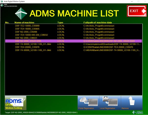 ADMS - AIDA Transfer Simulator - AIDA
